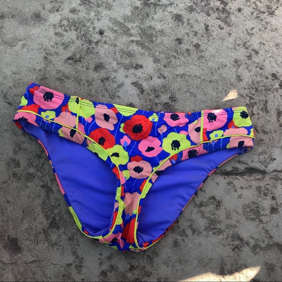Bar III | Swim | Bar Iii Floral Poppy Hipster Bottoms | Poshmark